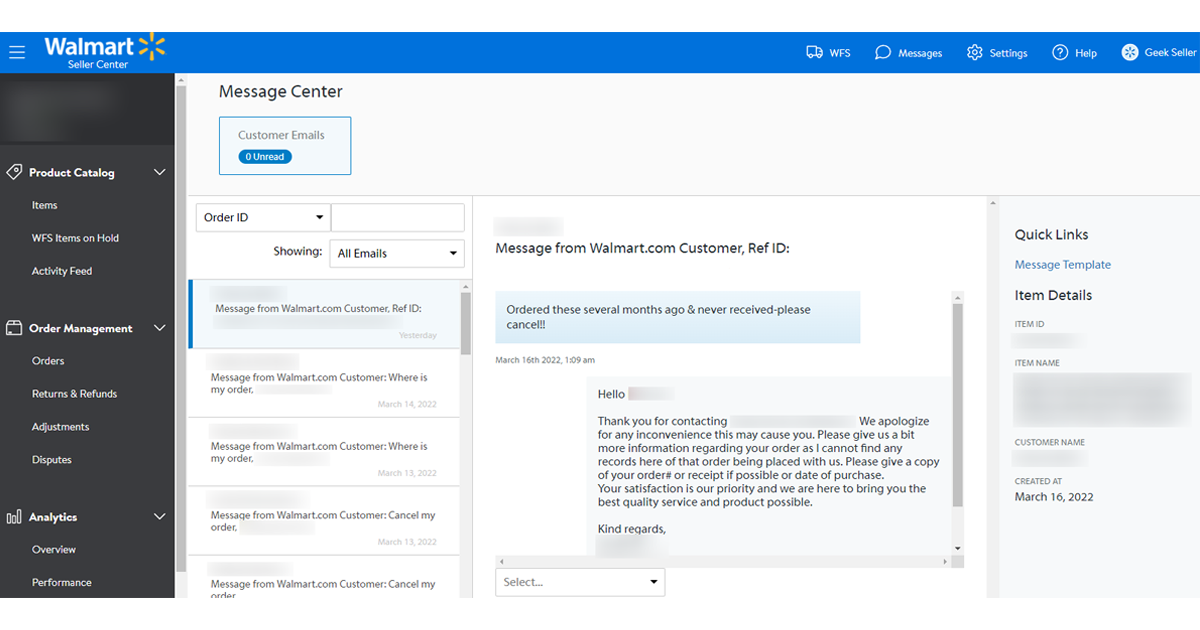 The Importance Of Managing Walmart Customer Messages