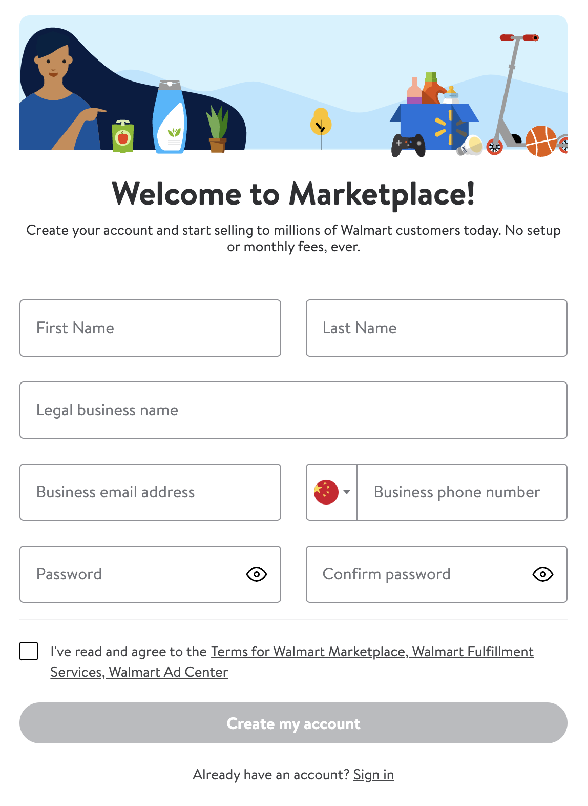Walmart Marketplace for International Sellers