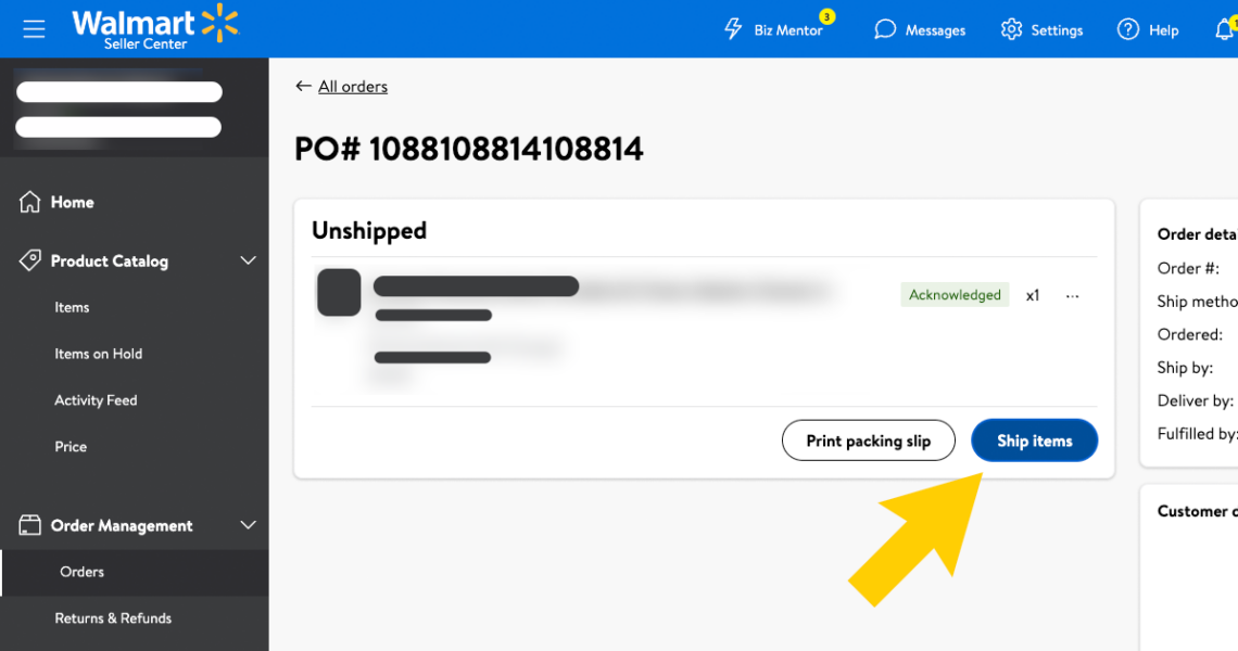Walmart US sellers can now print shipping labels via the Seller Center ...