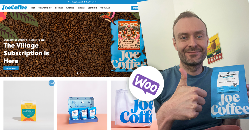 E-Commerce Web Spotlight: joecoffeecompany.com (Woo)